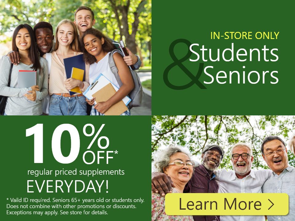 Student & Senior Discount